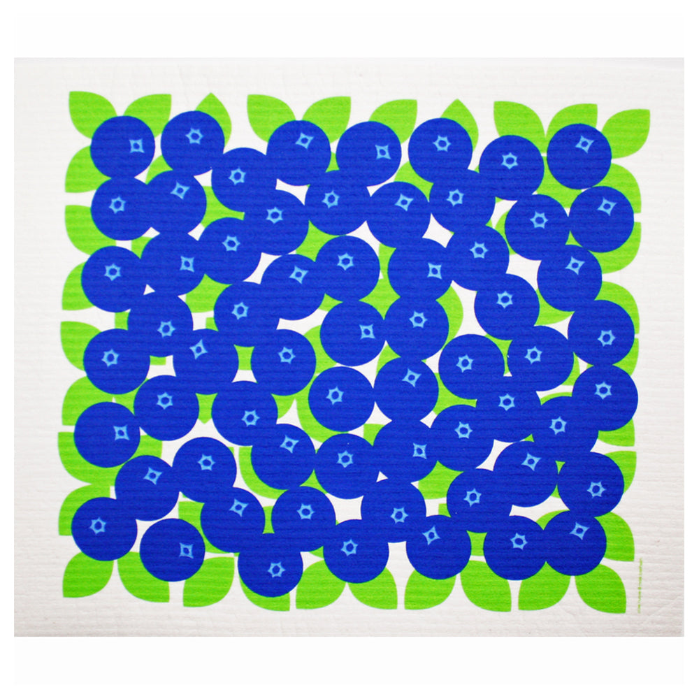 Swedish Drying Mat - Blueberry Patch – Swedish-Dishcloths